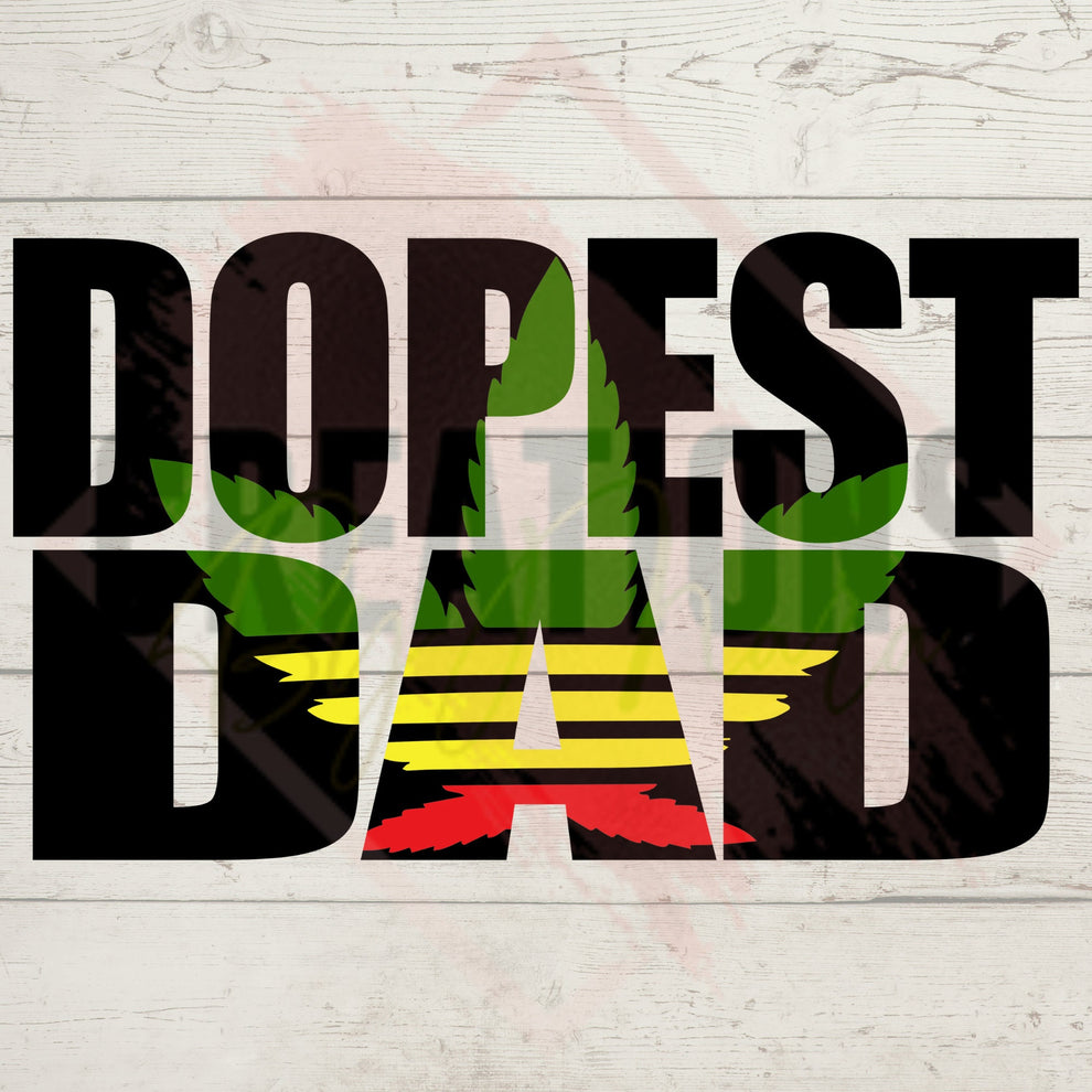 Dopest dad knockout svg and png, fathers day svg and png – Lavish ...
